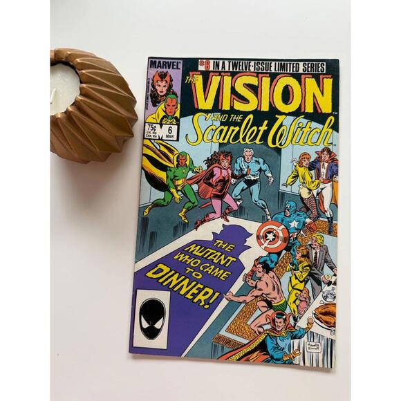 Other | 1986 Vision The Scarlet Witch 6 Vintage Comic Books Marvel ...